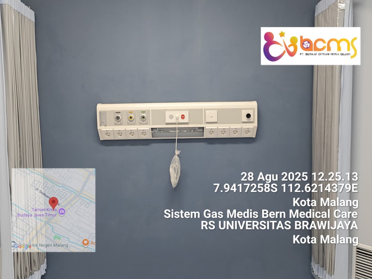 RS Universitas Brawijaya - Kontraktor Instalasi Gas Medis | PT Berkat Citrani Mitra Sejati (BCMS)