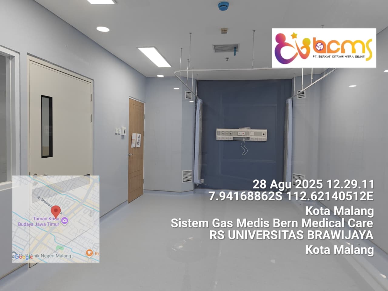 RS Universitas Brawijaya - Kontraktor Instalasi Gas Medis | PT Berkat Citrani Mitra Sejati (BCMS)